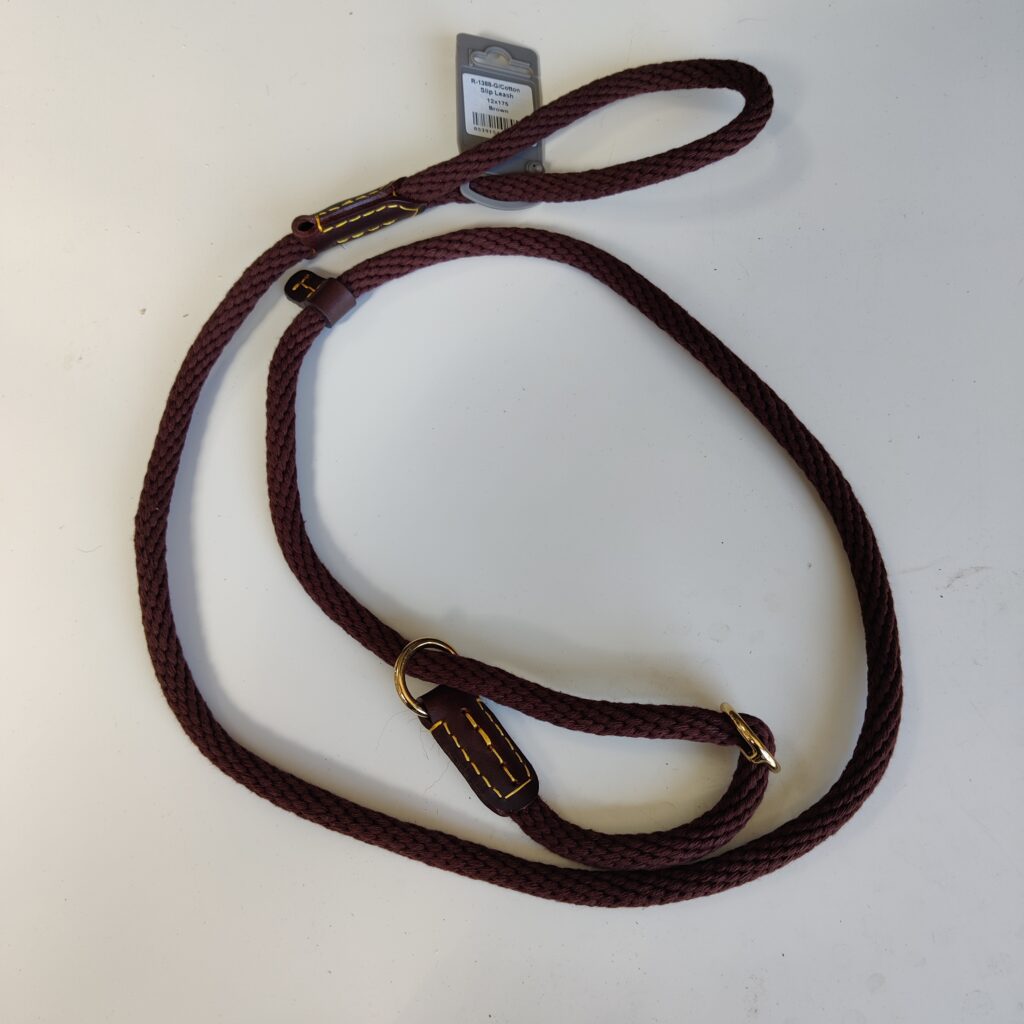 Pure Cotton Rope Slip Leash - Slaneyside